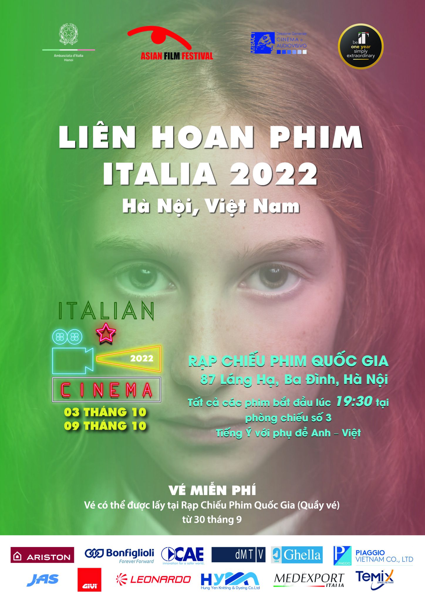 Khám phá nền điện ảnh đương đại của Italia với Liên hoa phim Italia ...