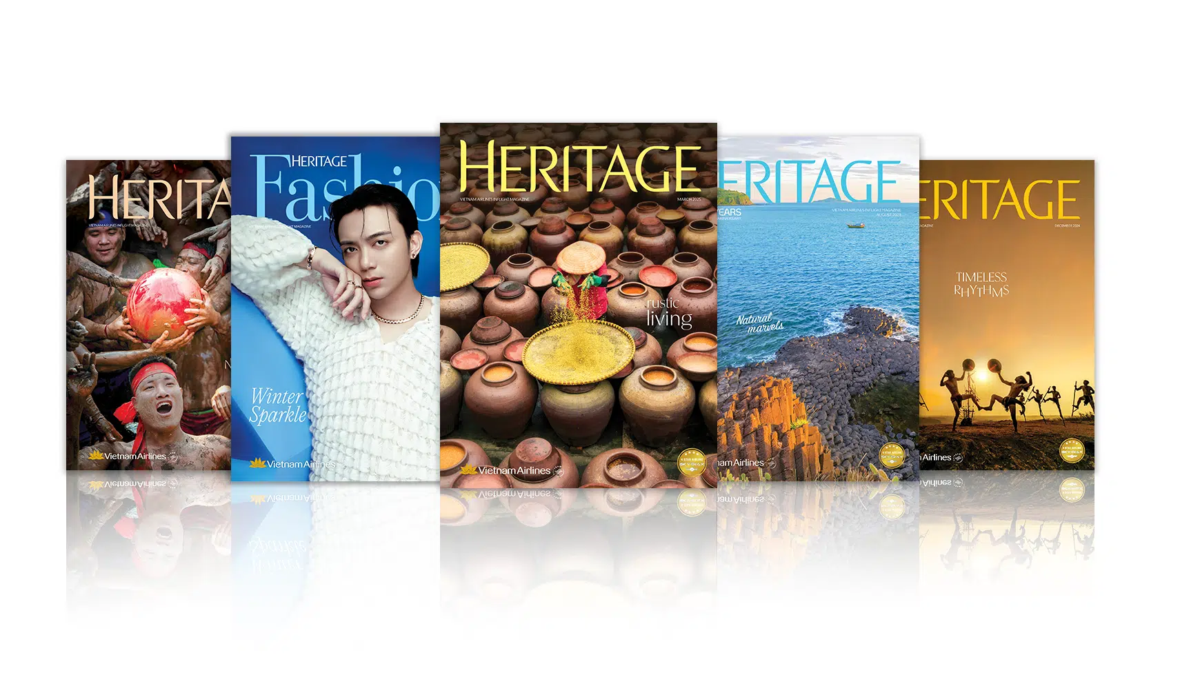 The ecstatic Bong Dance - Heritage Vietnam Airlines